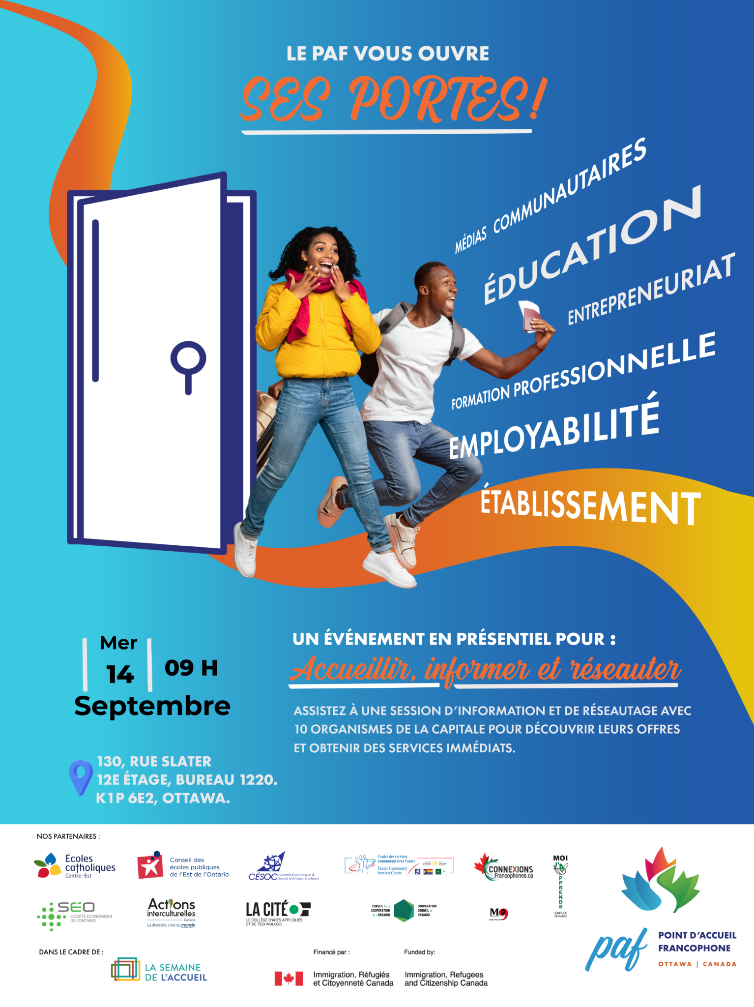 Le PAF ouvre ses portes – Point d'accueil francophone